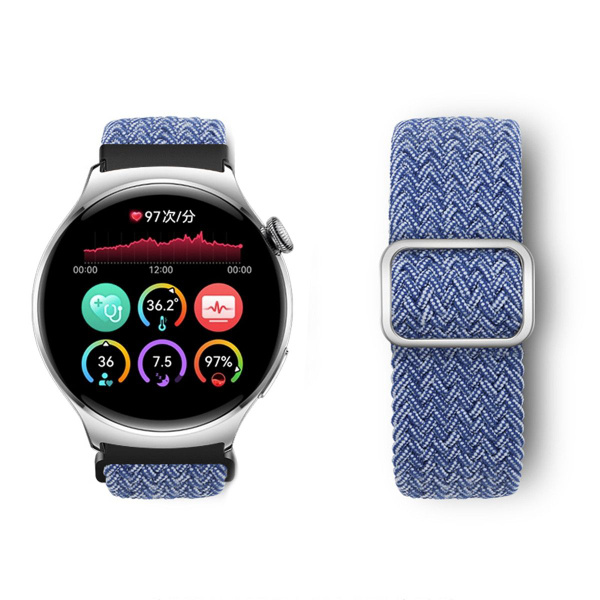 Эластичный тканевый ремешок для Huawei Watch 4/ Huawei 4 Pro/GT3 Pro ...