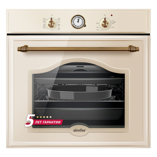 Simfer Электрический духовой шкаф встраиваемый / 7 режимов работы, верхний и нижний нагрев ...