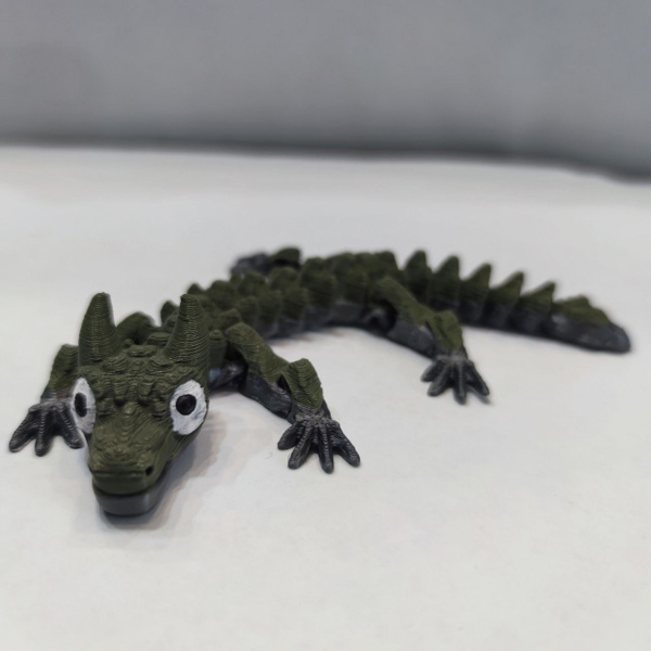 Игрушка Подвижная Малыш Дракон Крокодил, Baby Croco Dragon, Антистресс ...