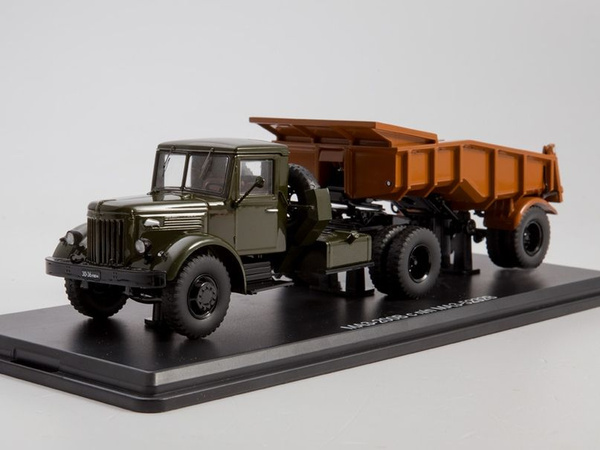 Масштабная модель 1/43 МАЗ-200В с полуприцепом МАЗ-5232В - купить в ...