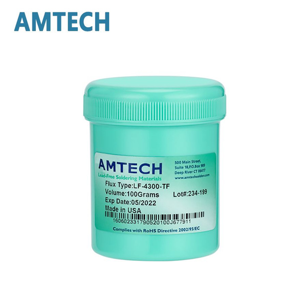 AMTECH LF-4300-TF паяльная паста для телефонов, светодиодов, BGA, SMD ...