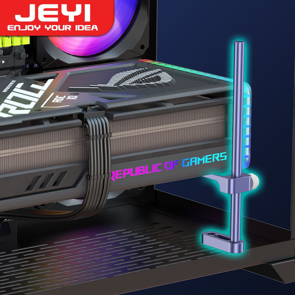 JEYI полностью алюминиевый регулируемый кронштейн для видеокарты, GPU ...