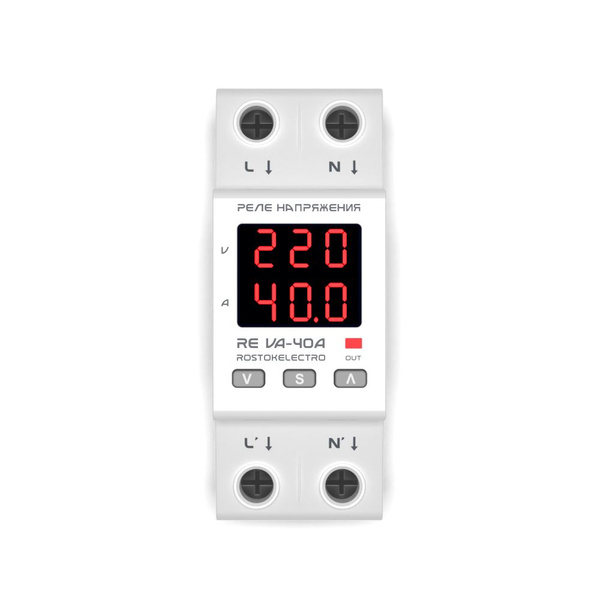 Реле напряжения/тока DigiTOP (ROSTOKELECTRO) RE VA-40A - купить по ...