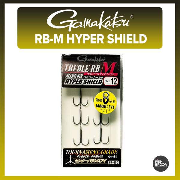 Крючки тройные GAMAKATSU TREBLE RB-M HYPER SHIELD #12 - купить с доставкой по выгодным ценам в ...