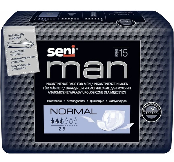 Seni Урологические вкладыши для мужчин Seni Man Normal 15 шт - купить с ...