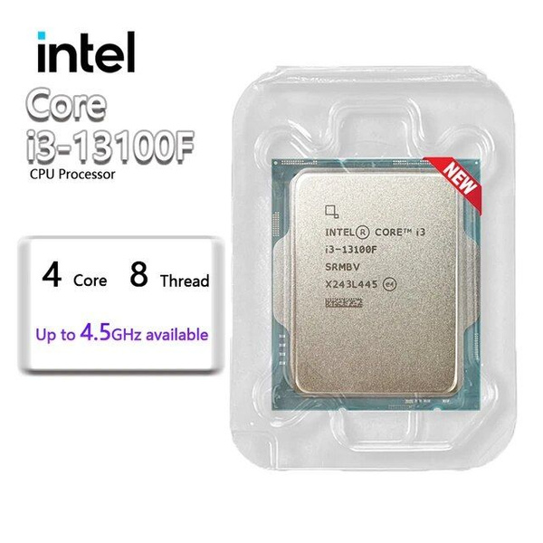 Процессор Intel intel i3-13100f Core i3 13-го поколения, BOX (без ...