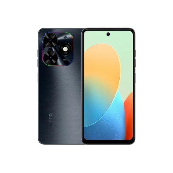 Смартфон Tecno Spark Go 2024 4 128 Black черный Bg6 купить по выгодной цене в интернет