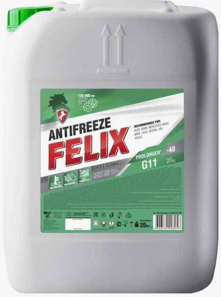 Антифриз FELIX Тосол-Синтез Prolonger зеленый, Готовый раствор купить ...