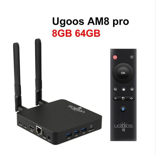 Медиаплеер UGOOS AM8 PRO, черный, Android купить по низкой цене с доставкой в интернет-магазине ...