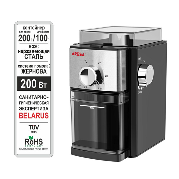Кофемолка ARESA AR-3607, черный купить по низкой цене с доставкой в интернет-магазине OZON ...