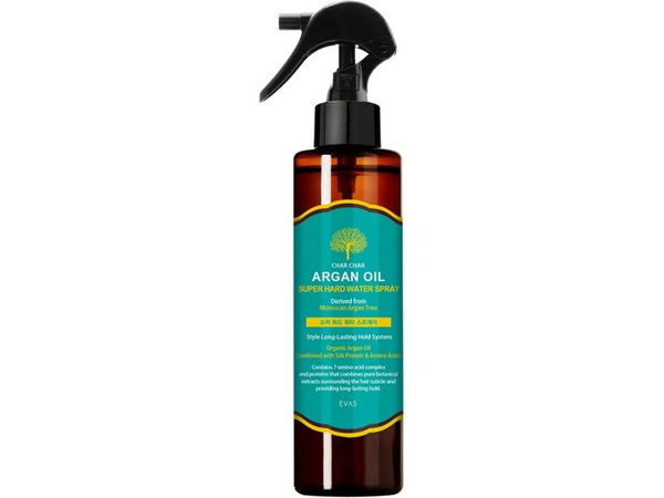Спрей для укладки волос Char Char Argan Oil Super Hard Water Spray ...