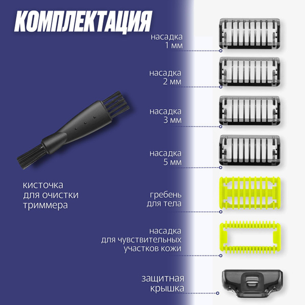 Насадки для триммера OneBlade, с защитной крышкой - купить с доставкой ...