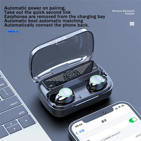 Характеристики BQ10 Bluetooth-наушники TWS In-Ear Smart Digital Display Headset подробное ...