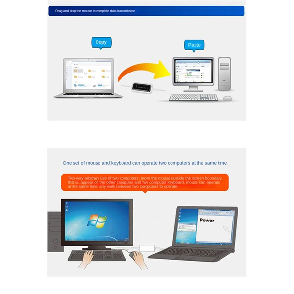 USB 2.0 Smart KM Link ПК для клавиатуры и мыши, обмен данными синхронизации купить на OZON по ...