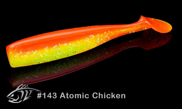 Силиконовая приманка 4.5" Shaker - 143 Atomic Chicken - купить по ...