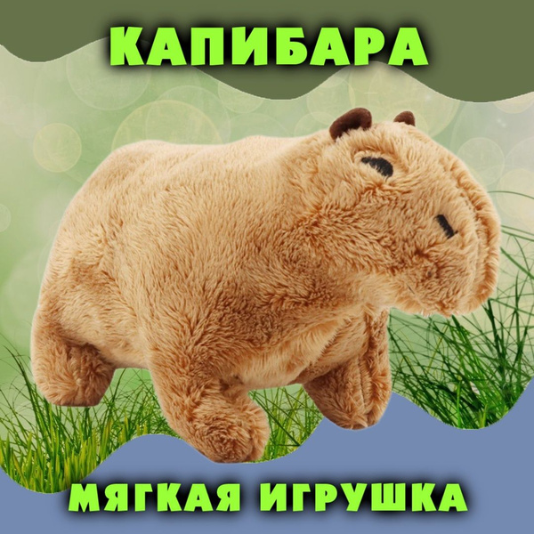 Мягкая игрушка Капибара 20 см - купить с доставкой по выгодным ценам в ...