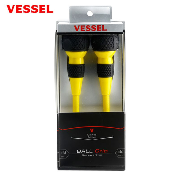 VESSEL Набор отверток с шариковой ручкой для винтов с крестообразной ...
