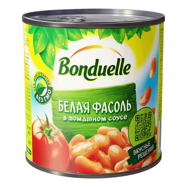 Фасоль Белая Bonduelle 400г - купить с доставкой по выгодным ценам в ...