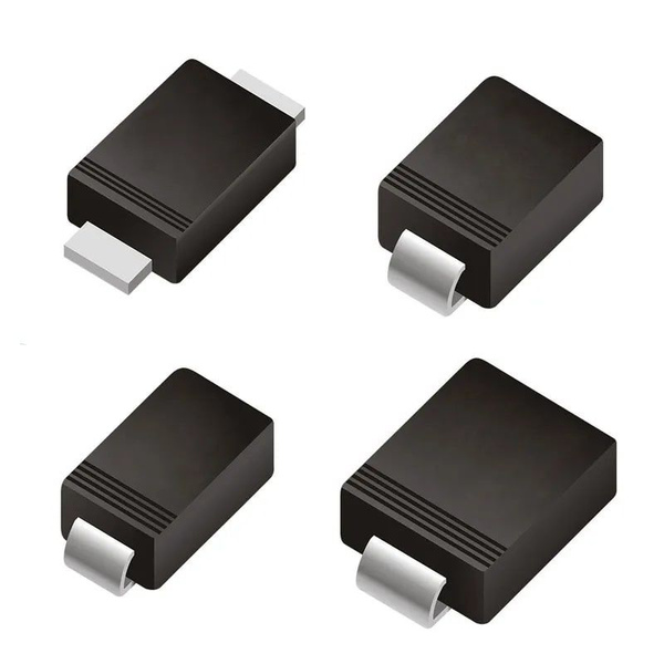 Диод Шоттки SR3100 SS310 SMA 3A 100V 10шт - купить с доставкой по ...