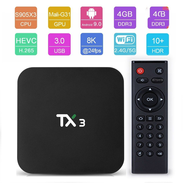 Медиаплеер TX3 -1, HDMI, USB, TF, DC, черный, Android купить по низкой цене с доставкой в ...