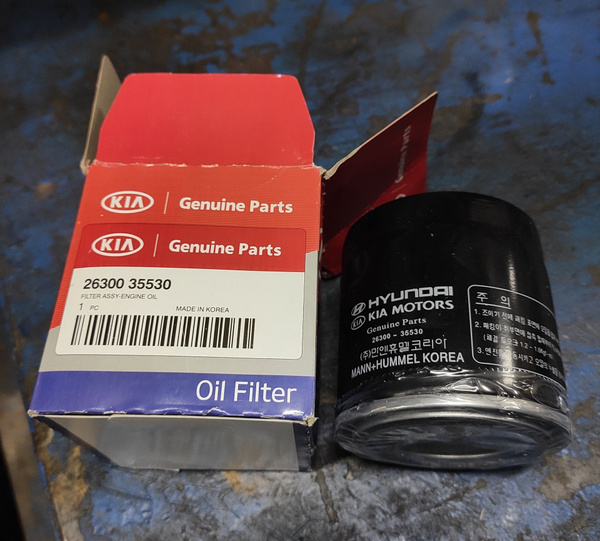 Фильтр масляный Hyundai-KIA 2630035530 - купить по выгодным ценам в ...
