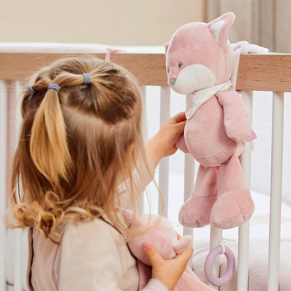 Игрушка мягкая Nattou Musical Soft toy MINI ALICE & POMME Лисичка ...