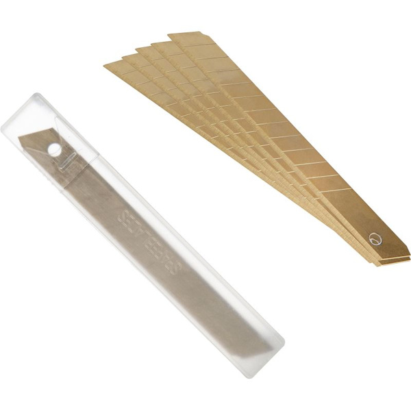 Attache Selection Набор запасных сегментированных лезвий, с титановым покрытием, 9 мм, SK5, 5 ...