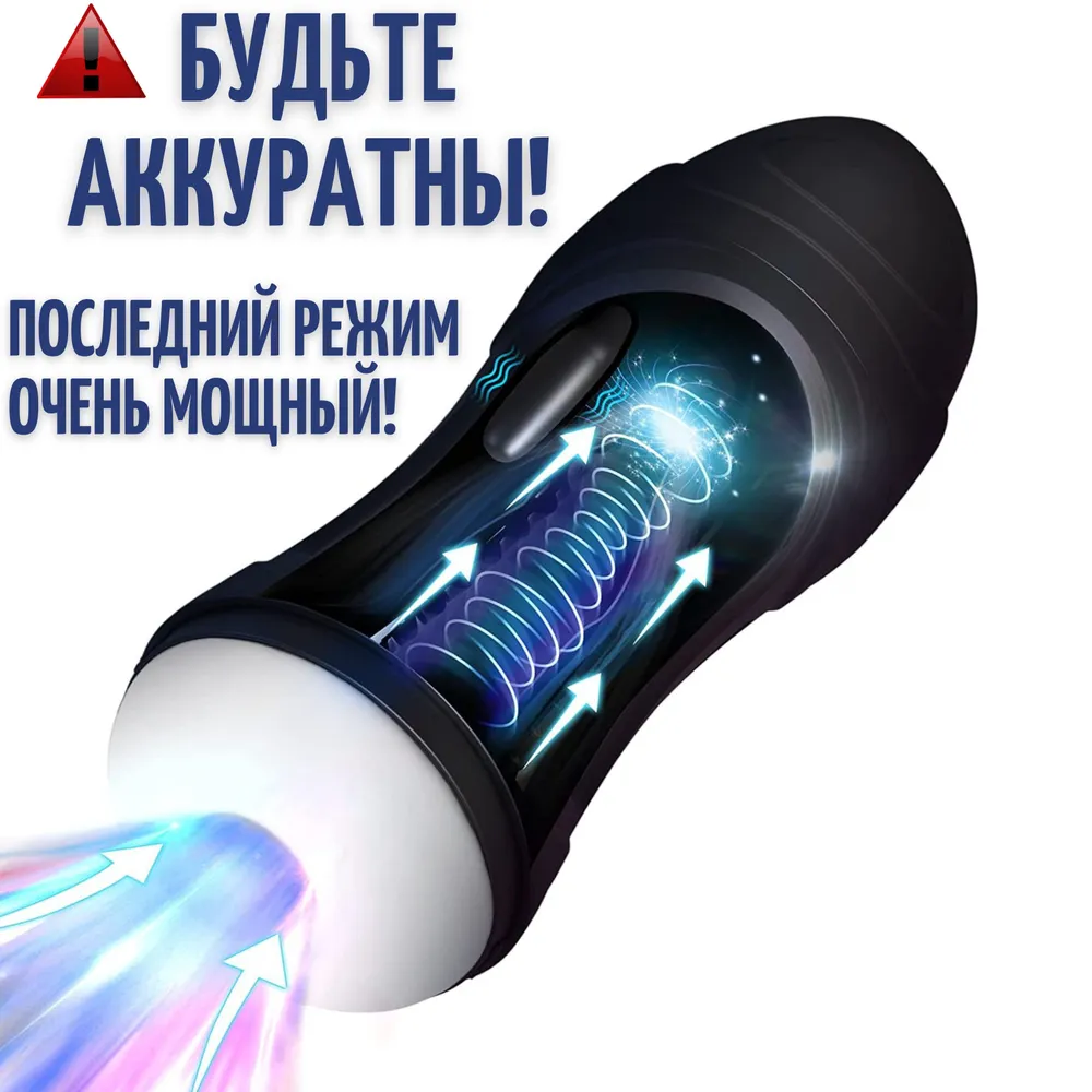 Мастурбатор PARADISE автоматический сосущий мужской 2 в 1: вакуумная ...