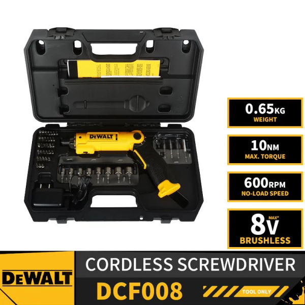 DEWALT DCF008 Аккумуляторная отвертка 8 В - купить по низкой цене в ...
