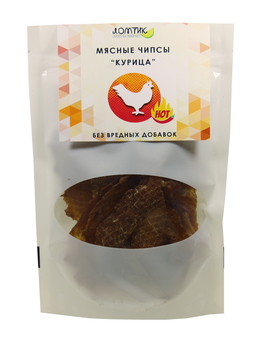 Мясные чипсы Ломтик "Курица" острые, 25г. — купить в интернет-магазине ...
