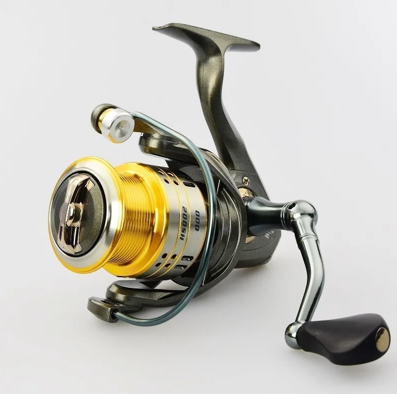 Катушка спиннинговая Kaida HSQ-02-2000 шпуля конус — купить в интернет-магазине OZON с быстрой ...