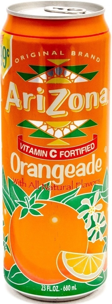 Напиток негазированный Arizona Orangeade / Аризона Апельсин 680 мл ...