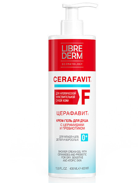 LIBREDERM CERAFAVIT/ЦЕРАФАВИТ Крем-гель для душа с церамидами и ...