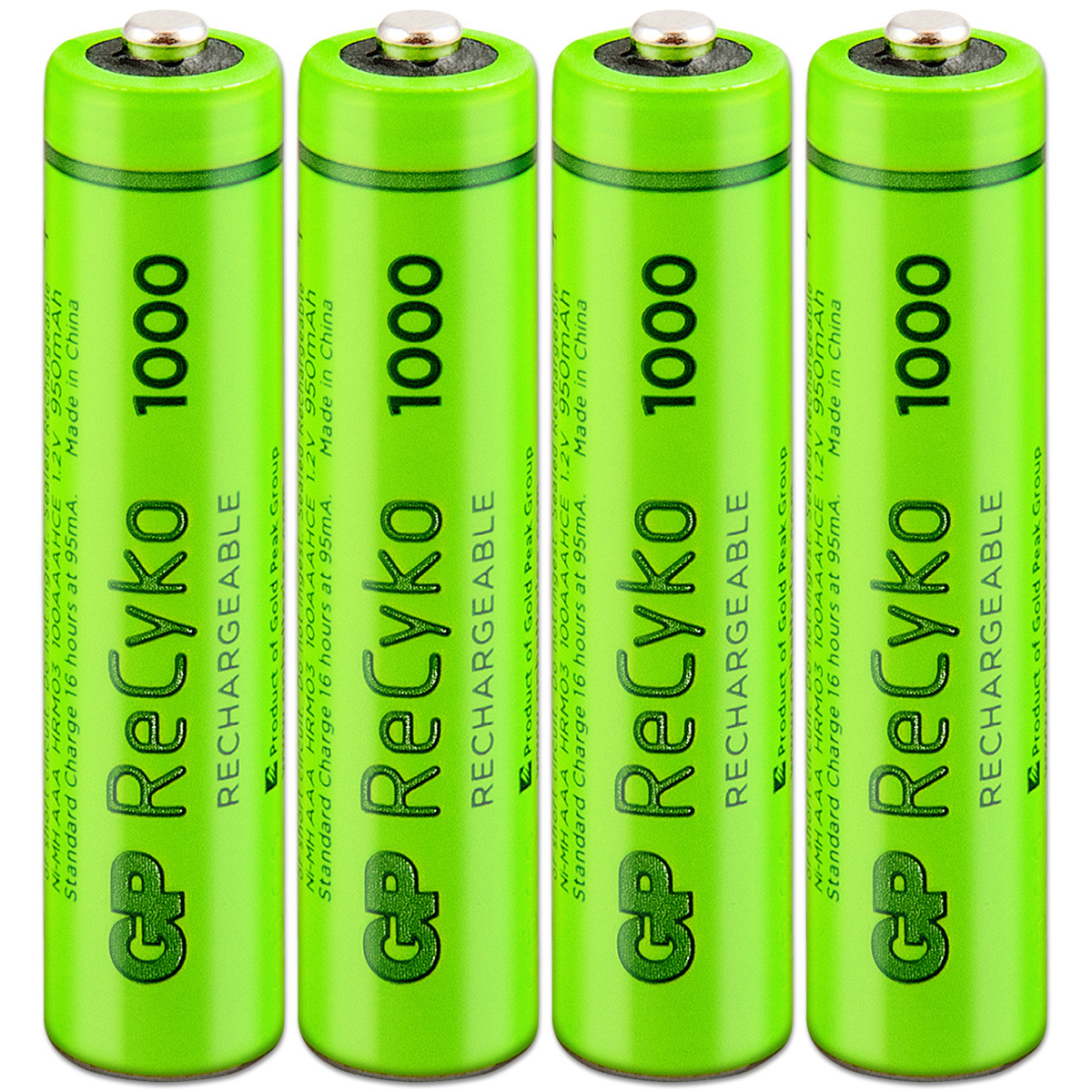 Аккумулятор GP ReCyko AAA Ni-MH 950 mAh, 4 шт. — купить в интернет ...