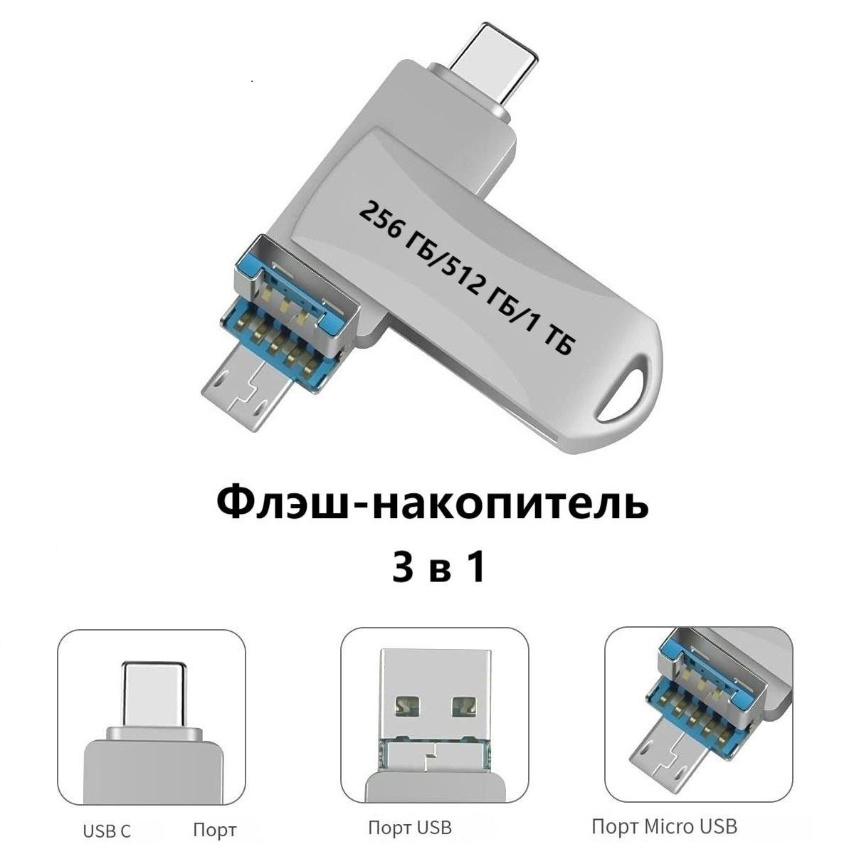 Флеш Карта Usb Type C – купить в интернет-магазине OZON по выгодной цене