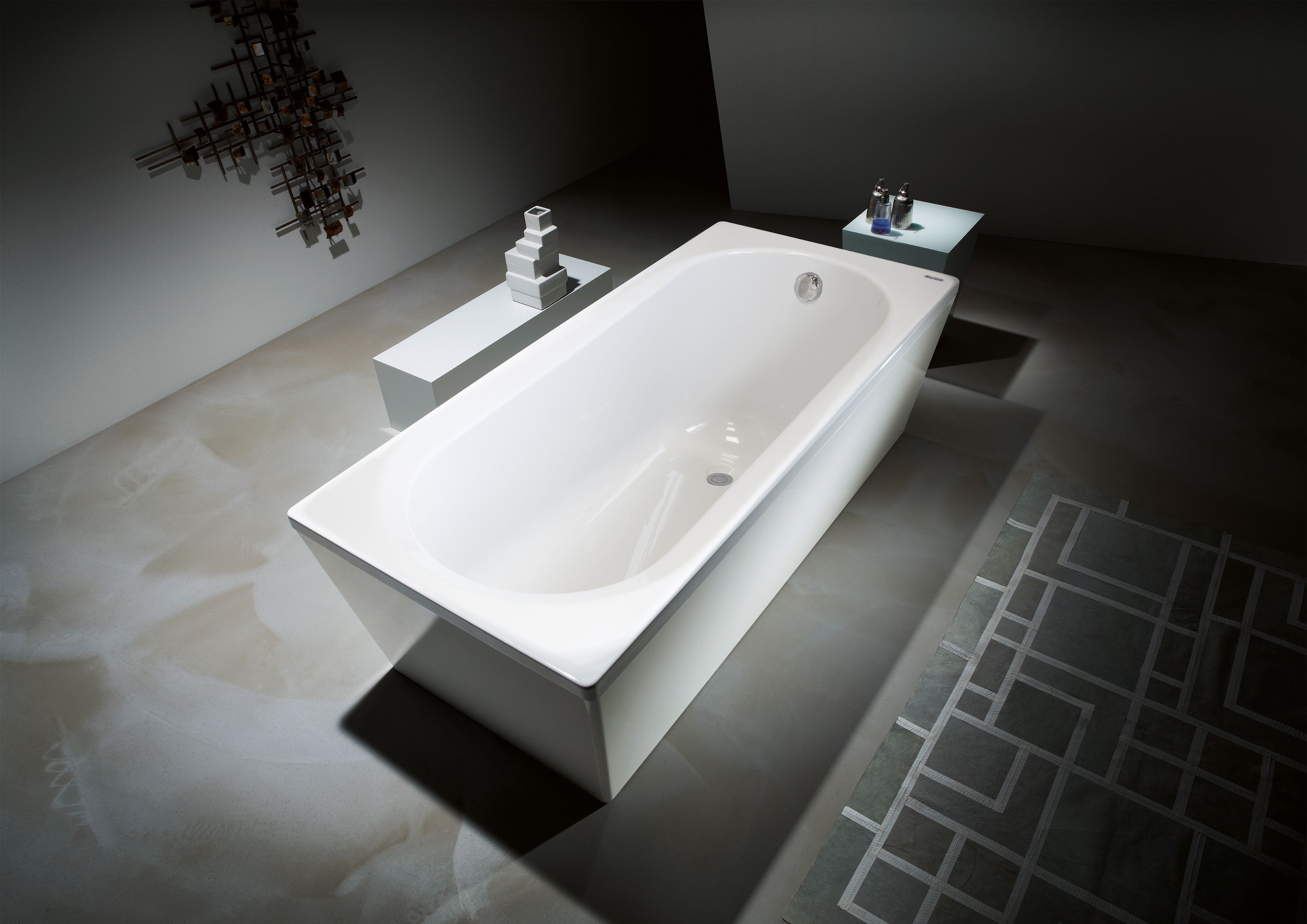 Комплект ванна акриловая ALBA SPA "Baline", 170х70, каркас усиленный на ...