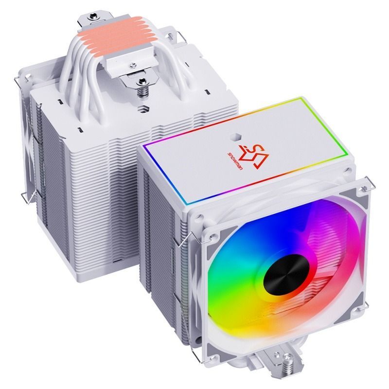 Кулер SNOWMAN MT620 ARGB LGA1700/1200/115X/AM4/AM5 ( TDP 250W,6 тепл ...