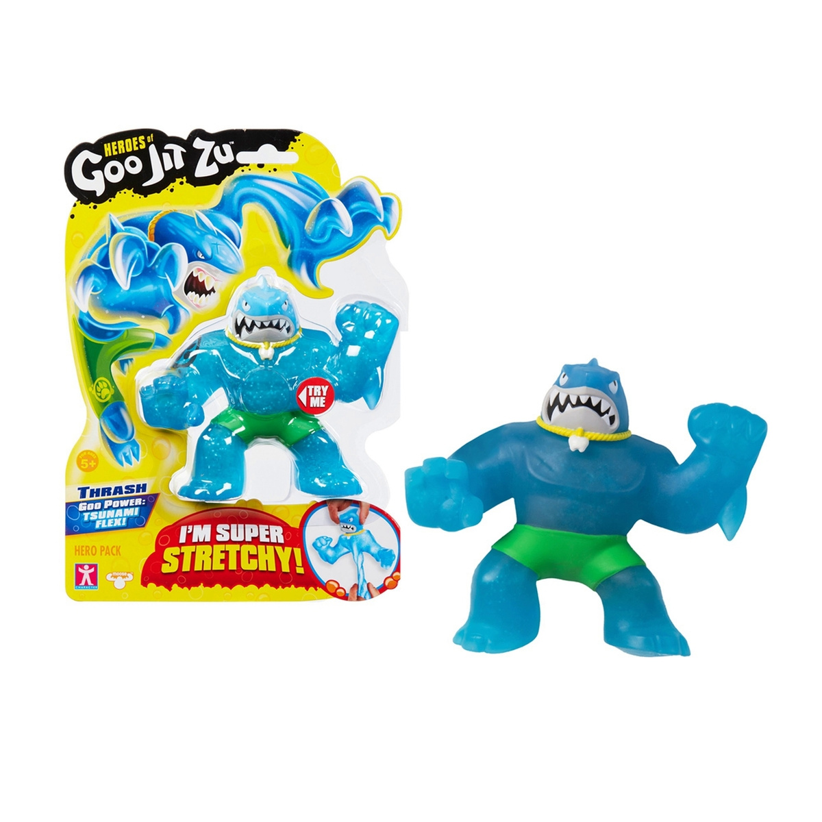 GooJitZu (Moose) Гуджитсу. Игрушка тянущаяся фигурка Траш 37333 ...