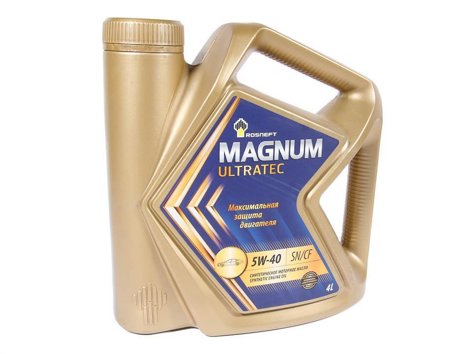 Моторное масло Rosneft ROSNEFT MAGNUM ULTRATEC 5W-40 Полусинтетическое ...