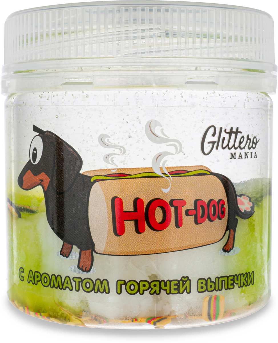 Слайм "Hot-Dog". Float, 150мл. Текстура ФЛОАТ, игрушка антистресс,лизун ...