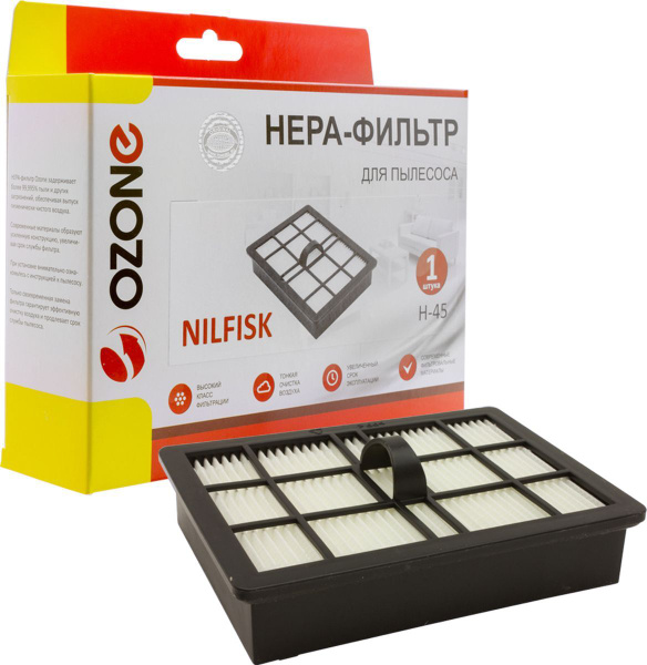 Фильтр для пылесоса Ozone H-45, HEPA фильтр купить по низкой цене с ...