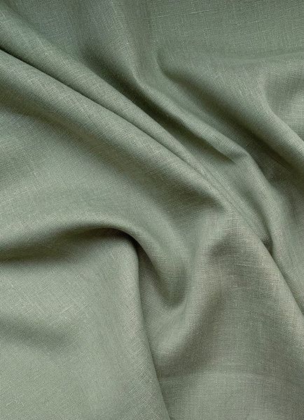 Ткань для шитья Ellie Fabrics, лен умягченный полынь, 1 метр х1,43 ...