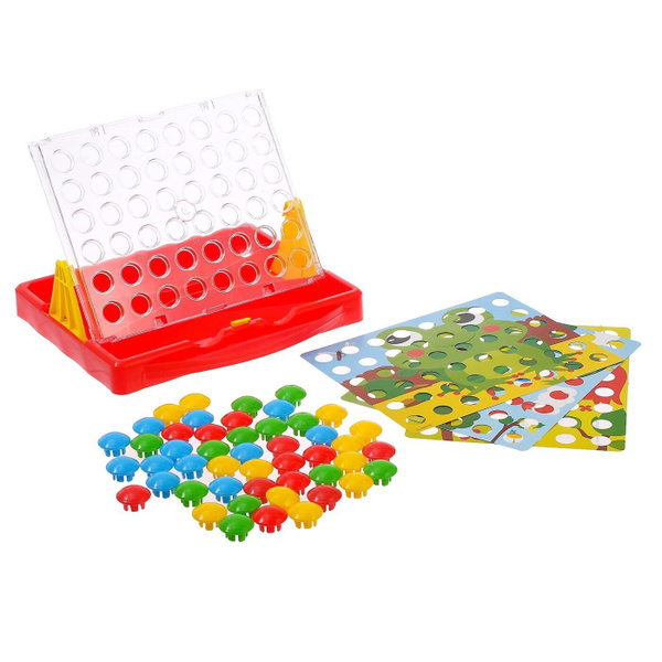 Мозаика с подставкой IQ-ZABIAKA "Весёлые пуговки", карточки, по методике Монтессори - купить с ...