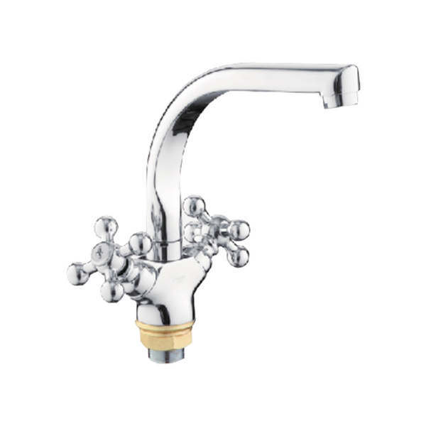 Высокий двухвентильный смеситель для кухни на мойку Ledeme L5819-2 купить на OZON по низкой цене ...