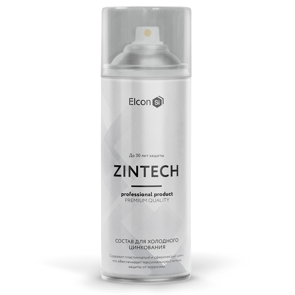 Состав для холодного цинкования Elcon Zintech серый аэрозоль 520мл 00-00002981 купить на OZON по ...