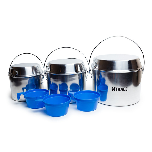 Набор походной посуды Btrace 3-4 персоны купить на OZON по низкой цене (299786043)