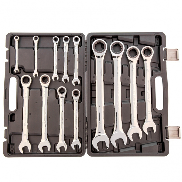 Набор ключей комбинированных, трещоточных 13 шт. MATRIX 14797 - купить ...