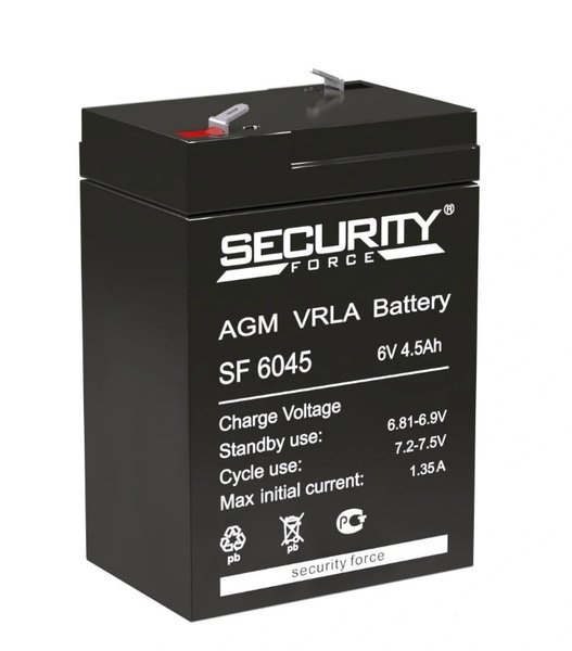Аккумулятор Security Force SF 6045 - купить с доставкой по выгодным ...