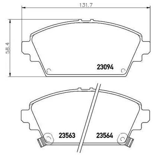 Колодки тормозные Nisshinbo NP8028 - купить по низким ценам в интернет ...