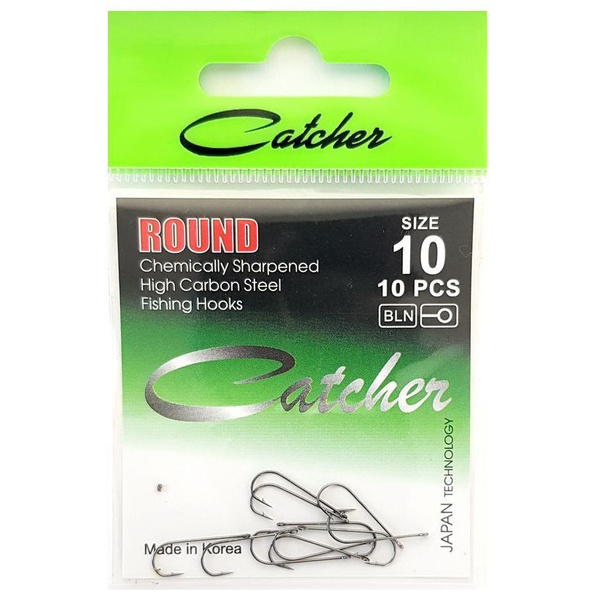 Крючок "Catcher" ROUND #10 (3 пакетика) купить на OZON по низкой цене ...